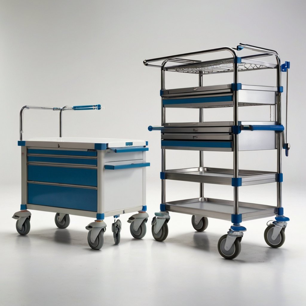 medical trolley cart with drawers – QSolar System