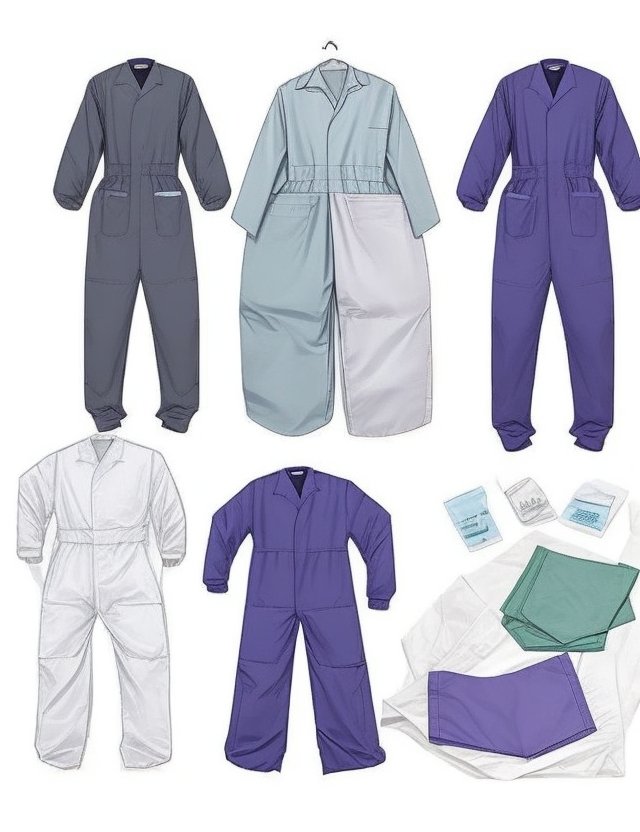 Disposable sterile coveralls green small – QSolar System
