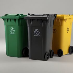 550 litre plastic wheelie bins – QSolar System