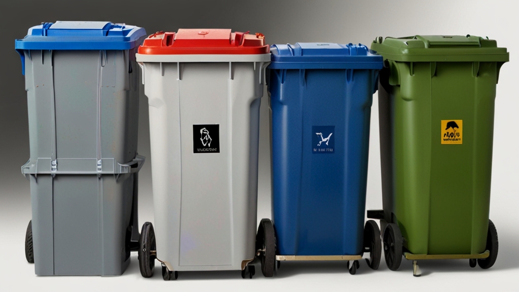 Waste 550 litre plastic wheelie bins price – QSolar System