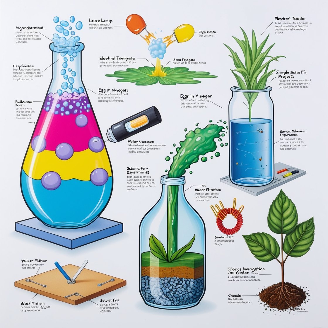 easy at home science experiments – QSolar System