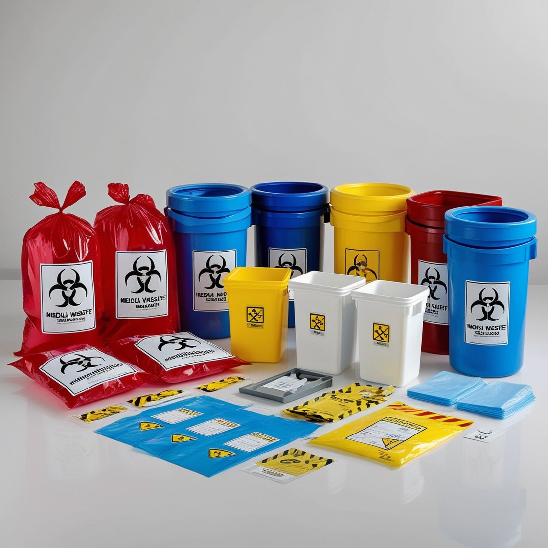 red biohazard waste container – QSolar System