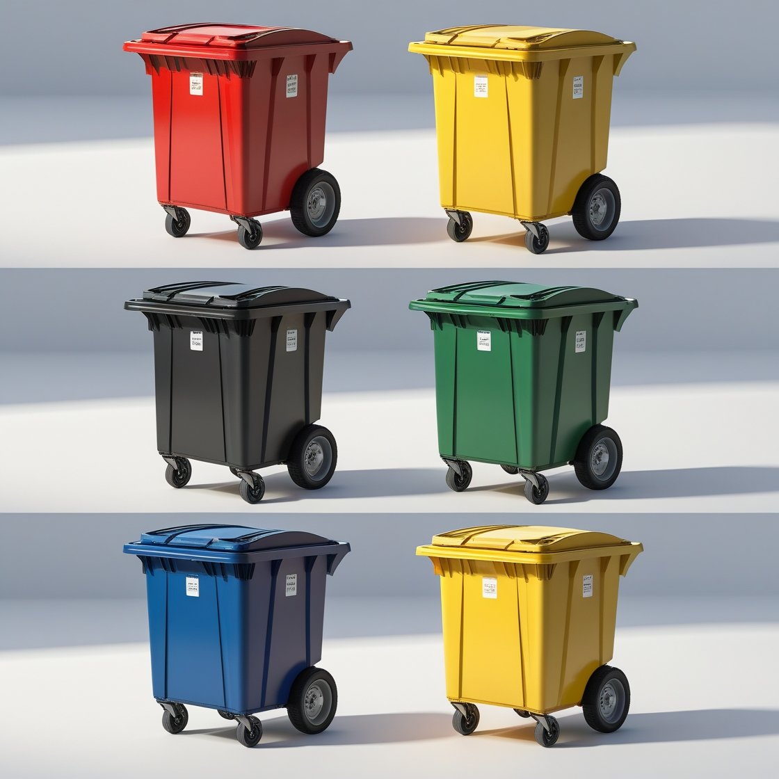 White 240 liter wheelie bin – QSolar System