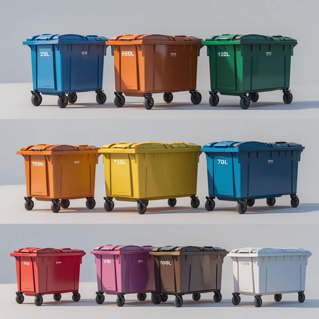 1000 liter indigo wheelie bin – QSolar System