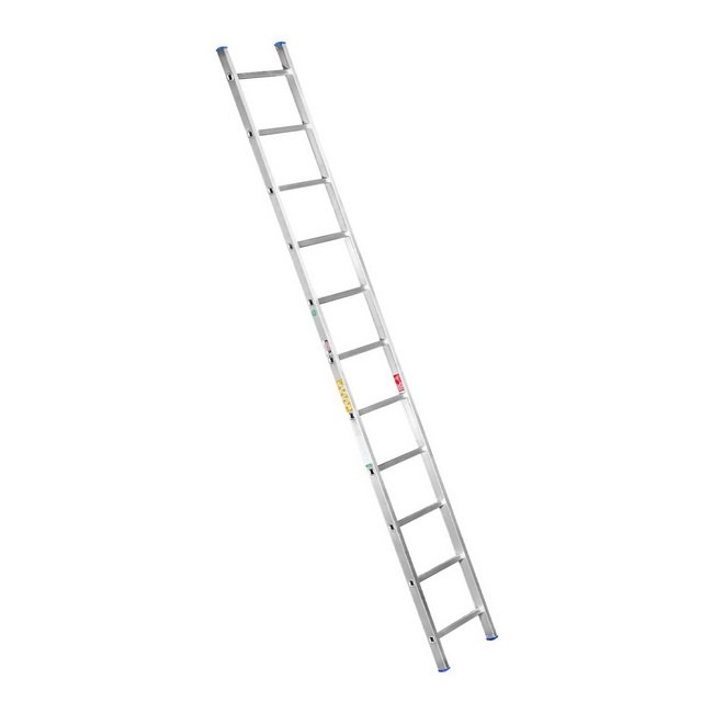 Single Aluminium Ladder – Lean-to Ladder – 11 Steps – 3.4m – QSolar System